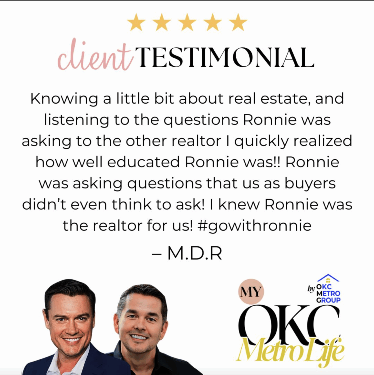 Client Testimonial - My OKC Metro Life